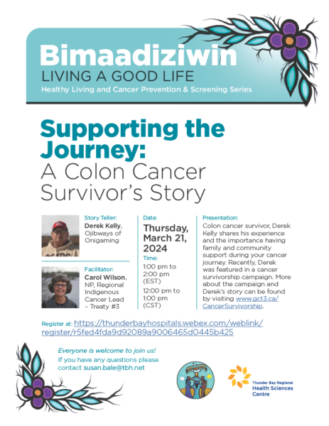 Supporting the Journey: A Colon Cancer Survivors Story - Kenora Chiefs ...